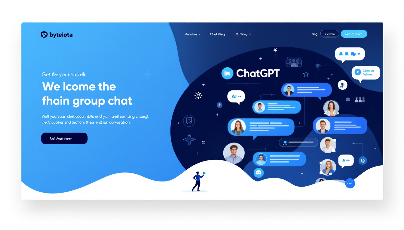 OpenAI Launches Group Chats in ChatGPT for Teams | byteiota
