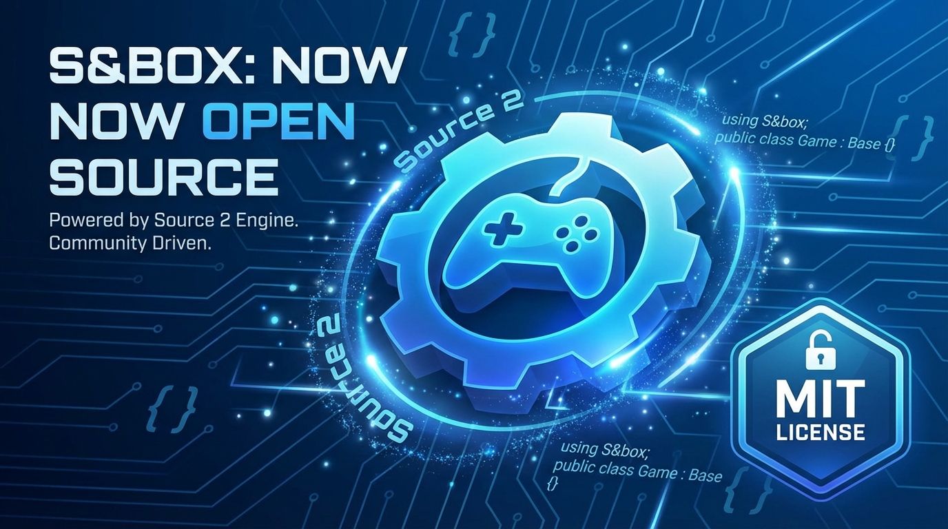 S&box Goes Open Source: MIT License for Game Engine | byteiota