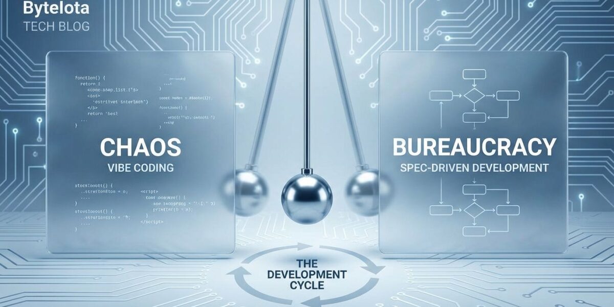 Spec-Driven Development: Just Waterfall 2.0? | byteiota
