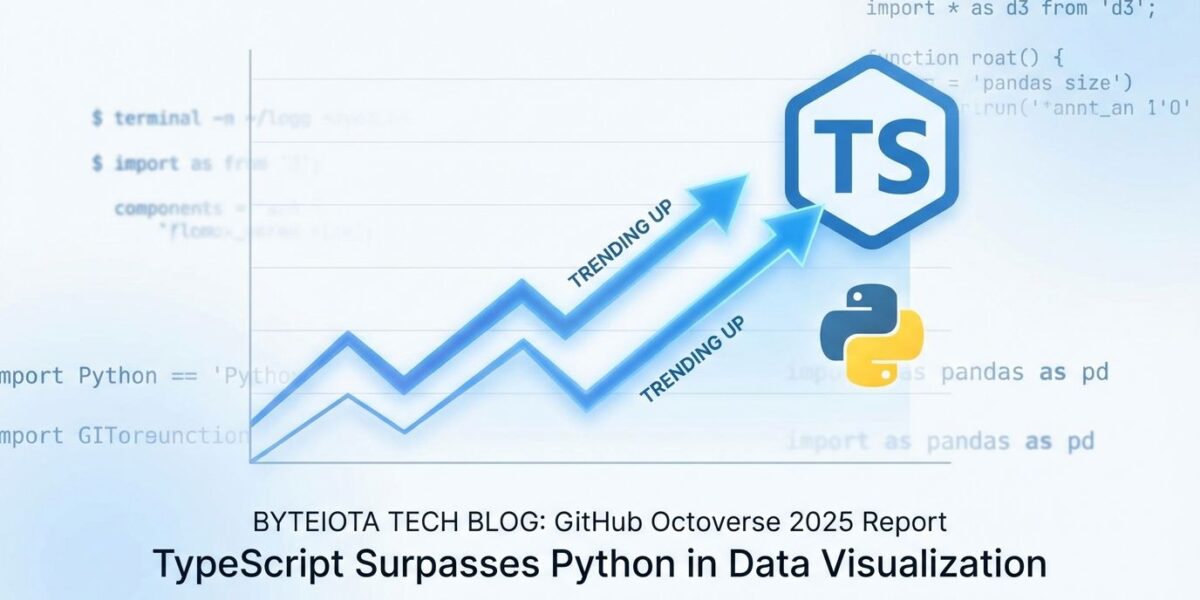TypeScript Overtakes Python: GitHub’s AI-Driven Shift | byteiota