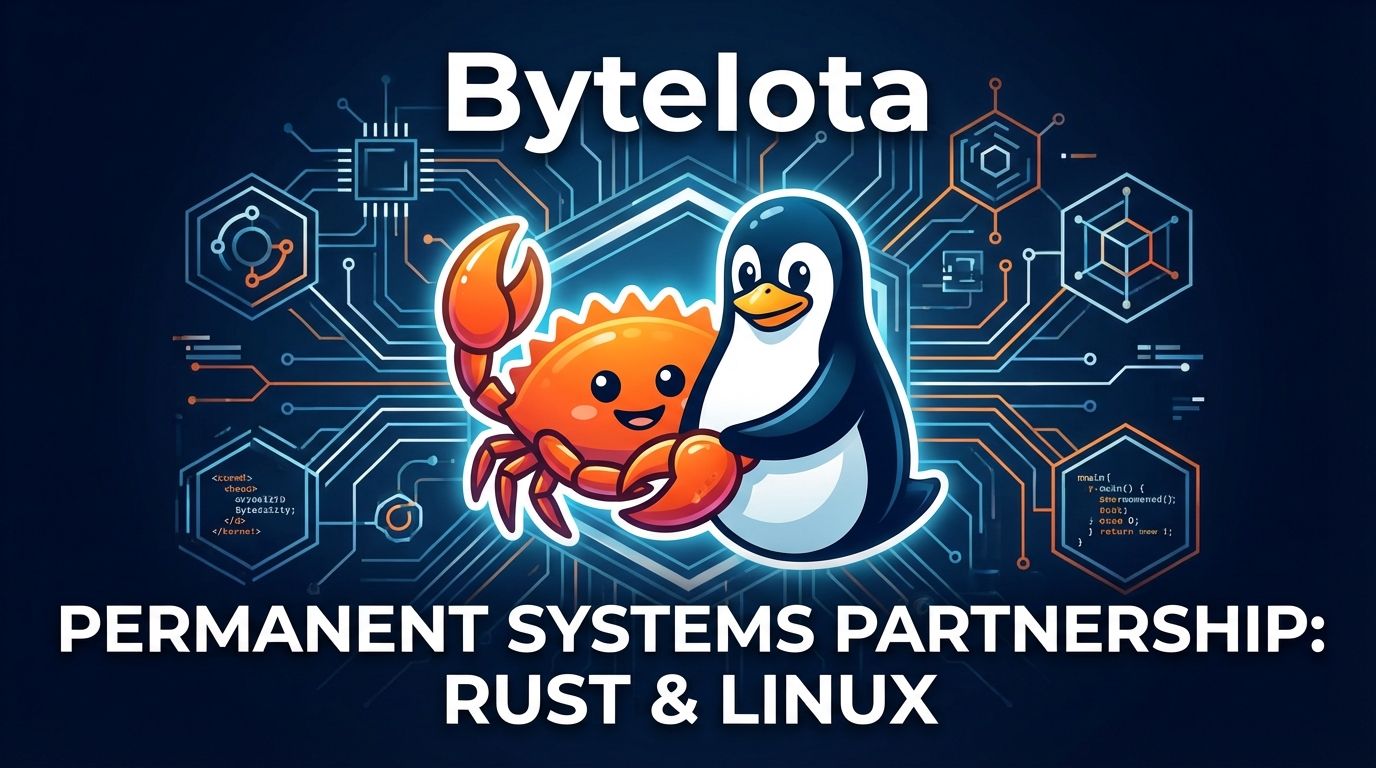 Rust Declared Permanent in Linux Kernel: C Era Ends | byteiota