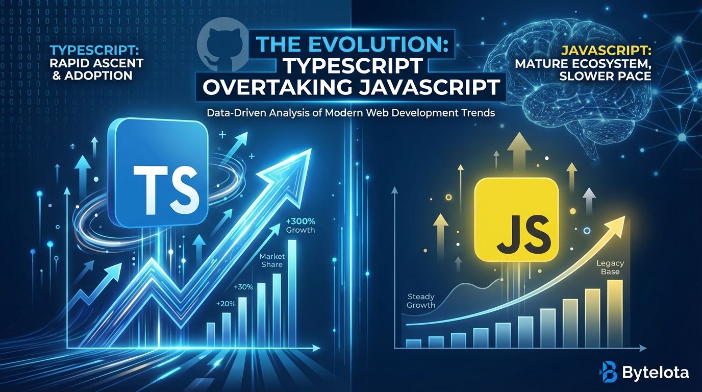 TypeScript Overtakes JavaScript on GitHub in 2025 | byteiota