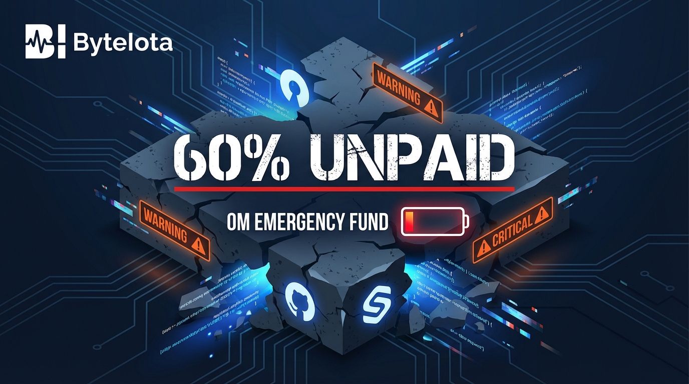 Open Source Crisis: 60% Unpaid, $20M Emergency Fund | byteiota