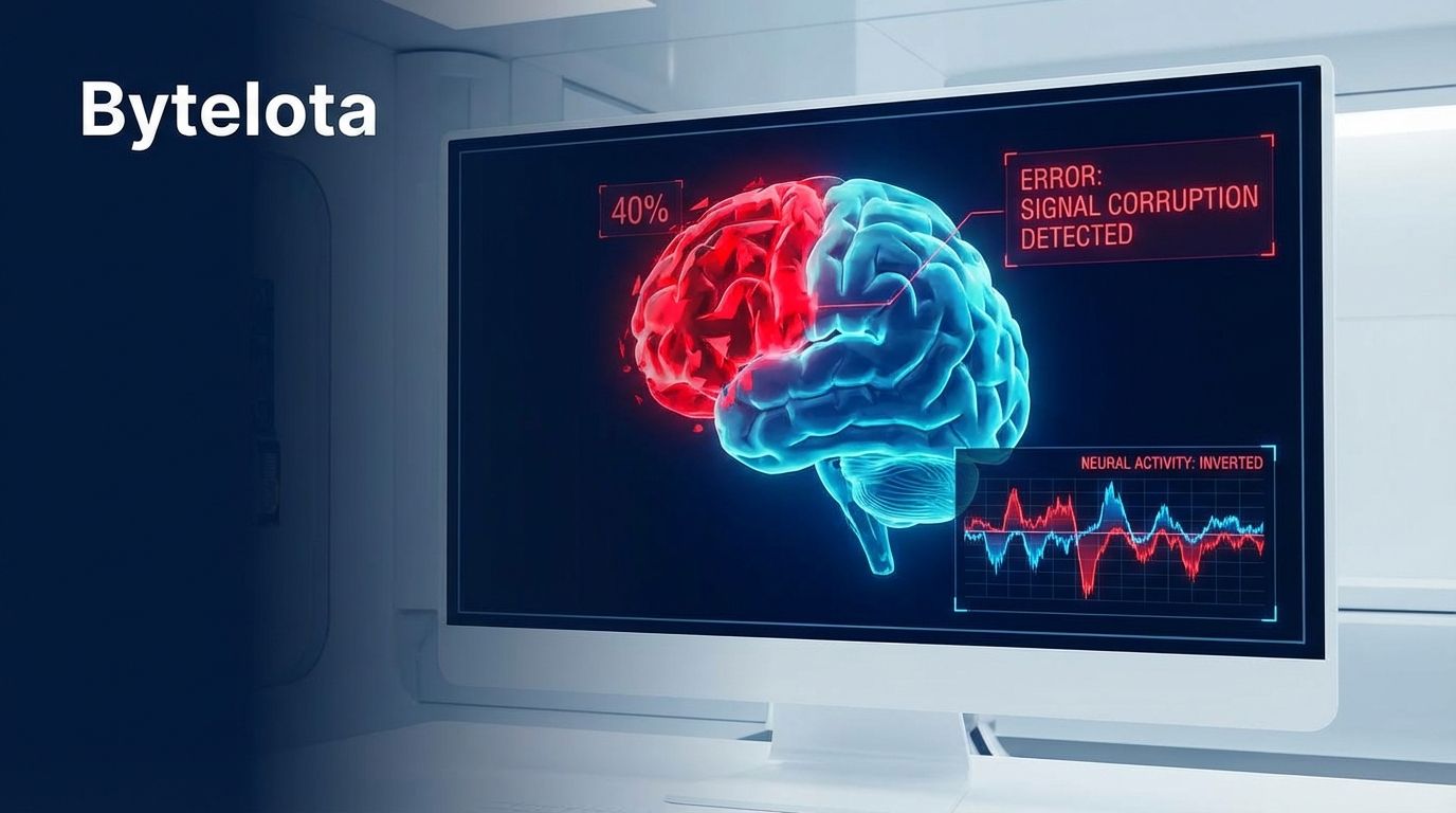 40% of fMRI Brain Signals Inverted: AI Training Data Crisis | byteiota