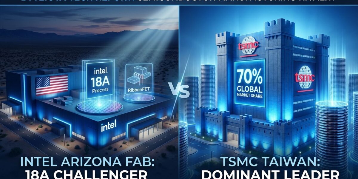 Intel 18A Arizona Fab: Can $7.86B Break TSMC’s 70% Monopoly? | byteiota
