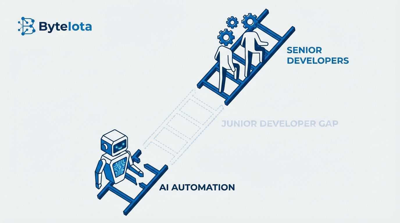 Junior Developer Hiring Crisis Where Will Seniors Come From Byteiota