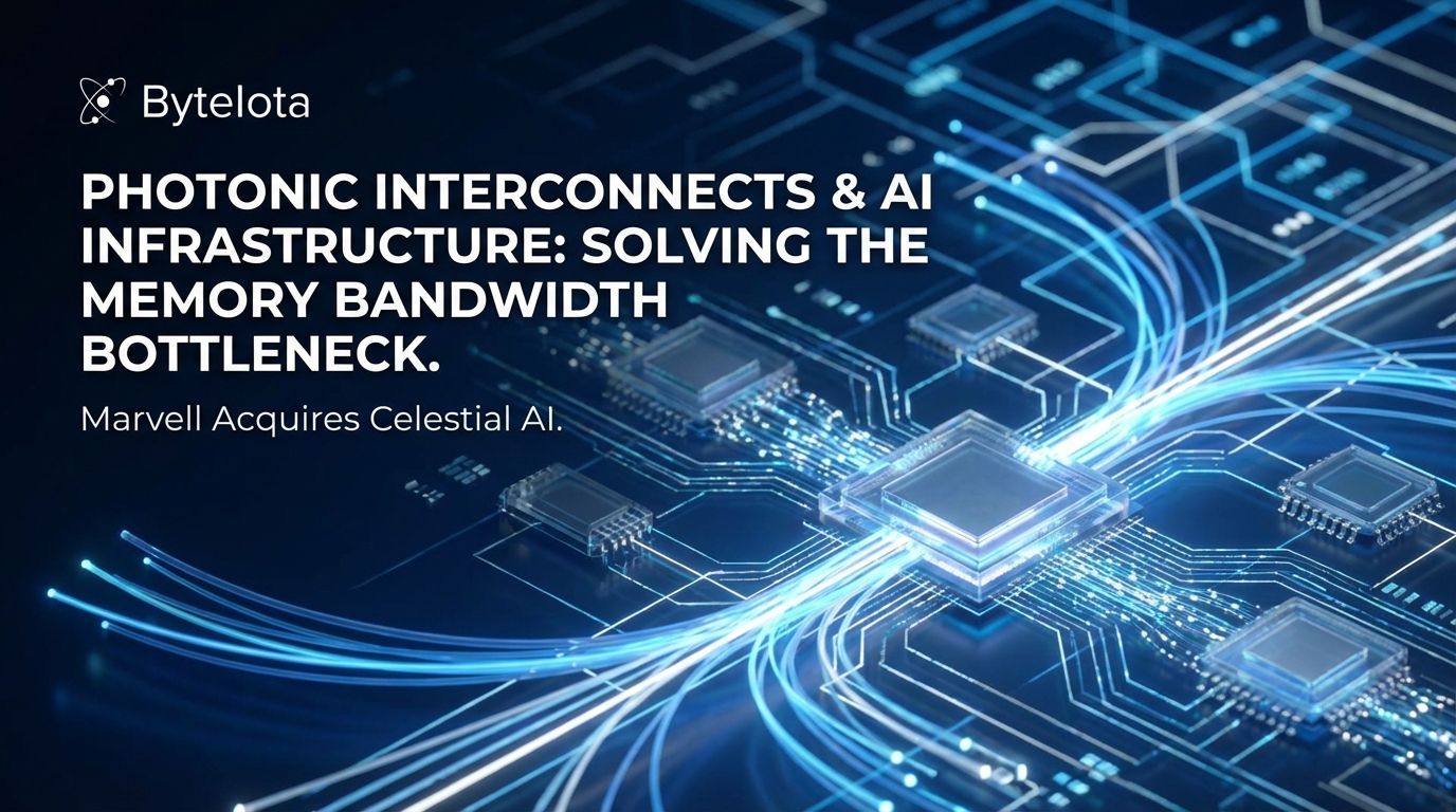 Marvell’s $5.5B Bet on Photonics for AI Infrastructure | byteiota