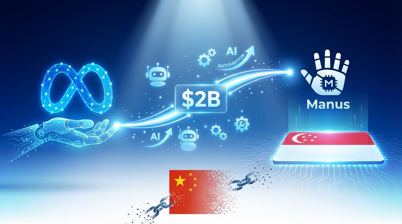 Meta Acquires Manus AI for $2B, Forces China Exit | byteiota