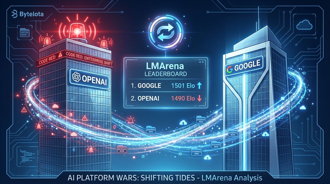 OpenAI Code Red: Gemini 3 Outpaces ChatGPT in AI Race | byteiota