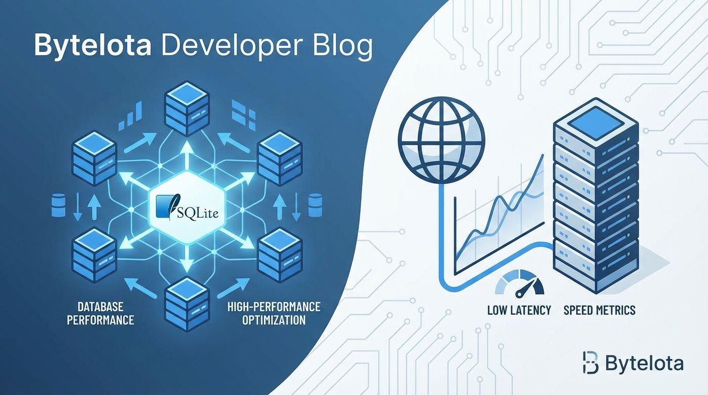 SQLite Hits 102K TPS: Network Latency Is the Real Bottleneck | byteiota