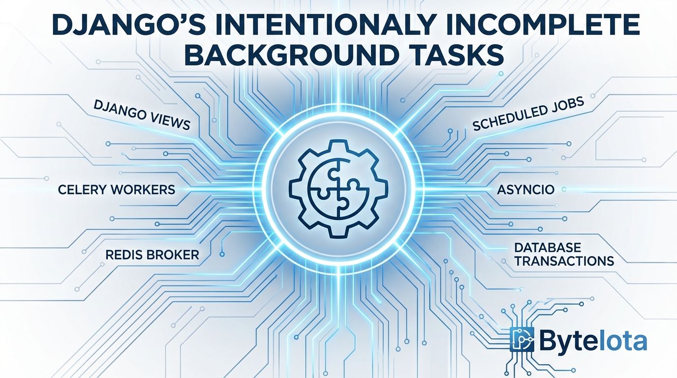 Django’s Intentionally Incomplete Background Tasks | byteiota