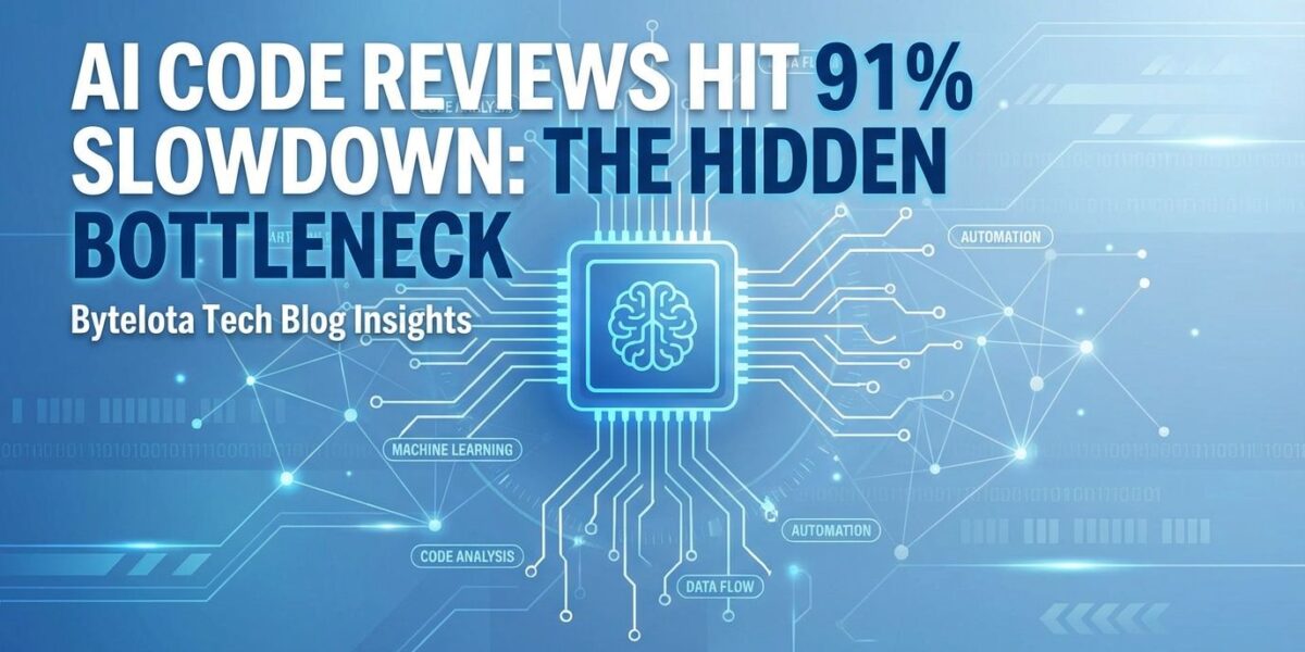 AI Code Reviews Hit 91% Slowdown: The Hidden Bottleneck | byteiota