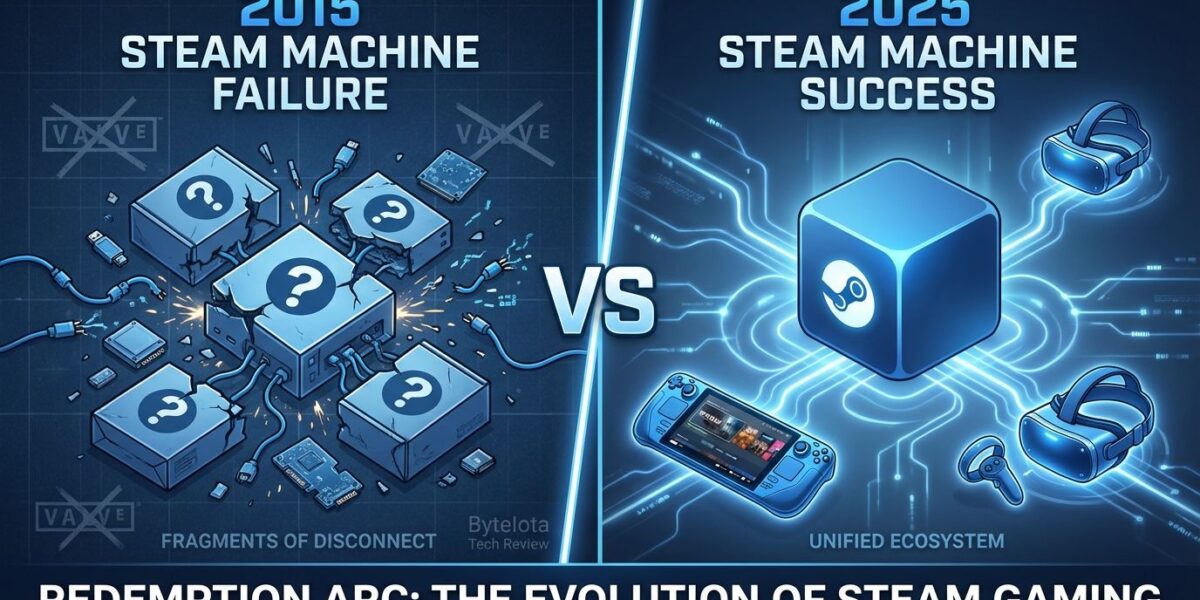 Valve Steam Machine 2025: Q1 2026 Launch, 4K 60FPS | byteiota