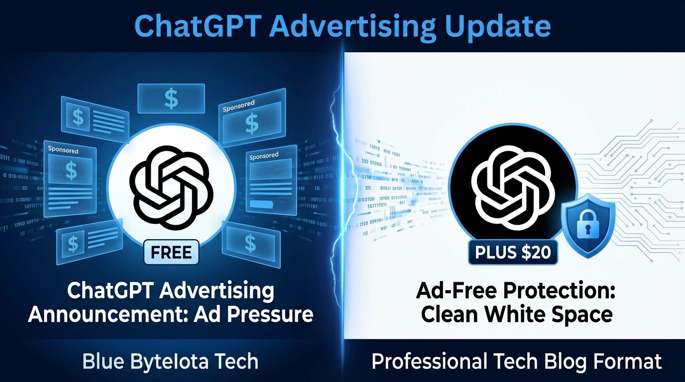 ChatGPT Ads Launch: OpenAI’s $1.4T Revenue Crisis | byteiota
