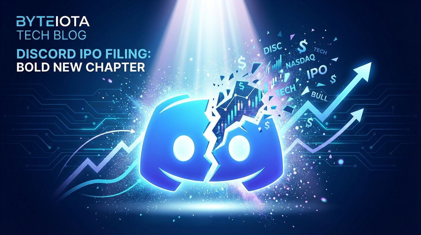 Discord IPO: $15B Platform Files for March 2026 Debut | byteiota