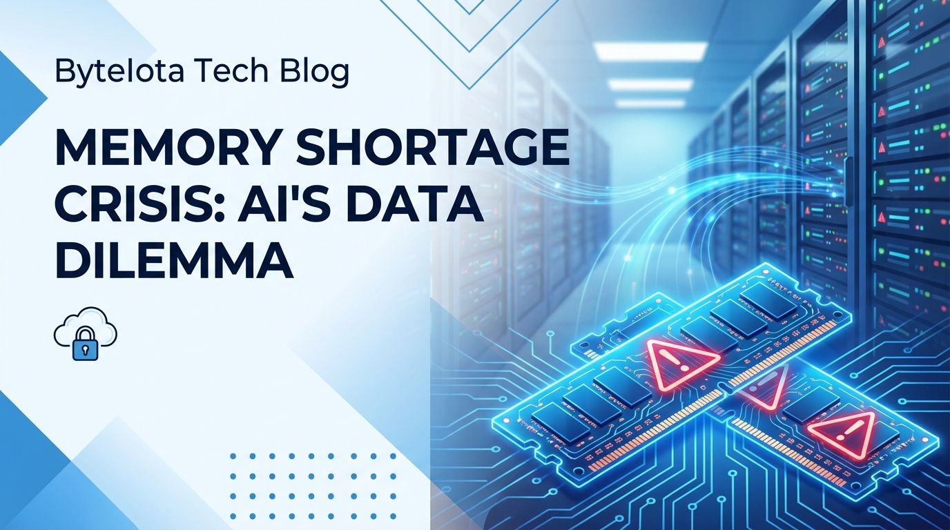 RAM Shortage 2026: AI Data Centers Squeeze Consumer Tech | byteiota