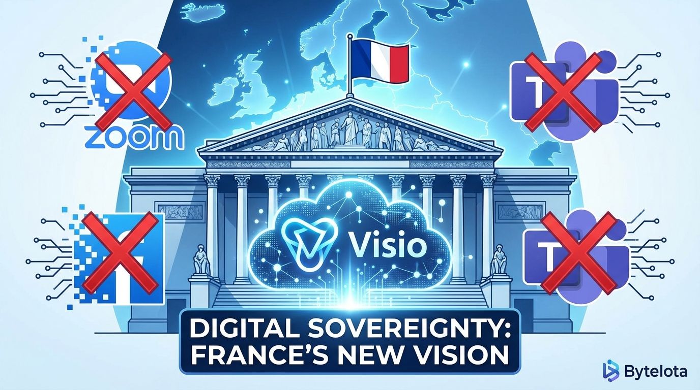 France Ditches Zoom & Teams: 200K Workers Move to Visio | byteiota
