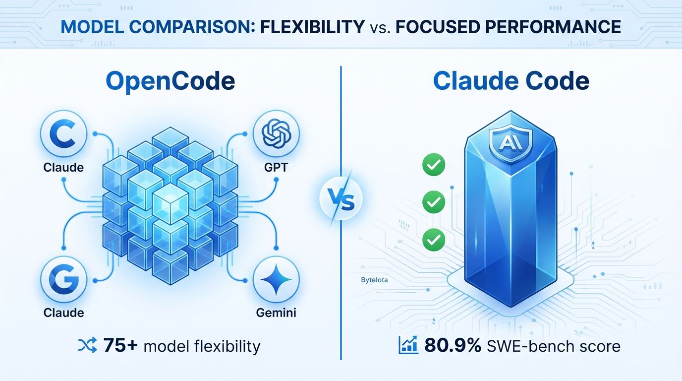 OpenCode vs Claude Code: 2026 Battle Guide (48K vs 47K) | byteiota