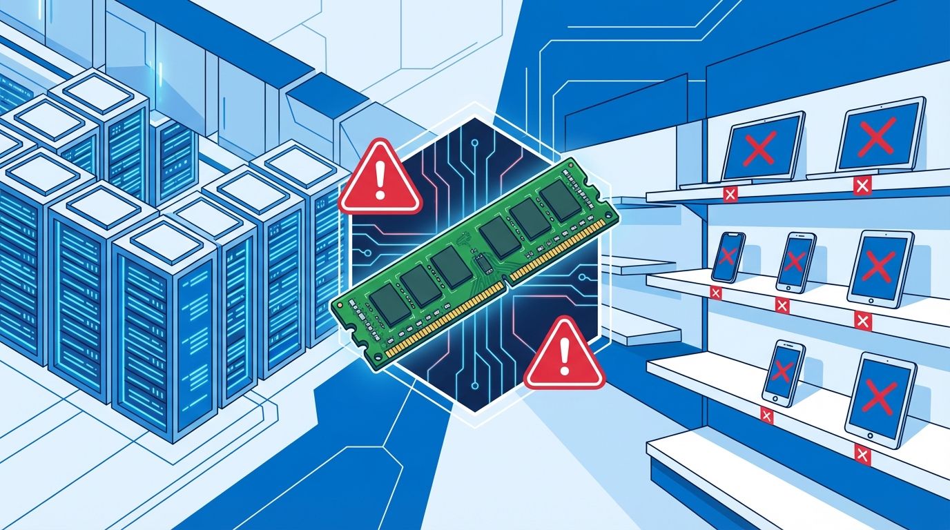Memory Chip Shortage Through 2027: AI Starves Markets | byteiota