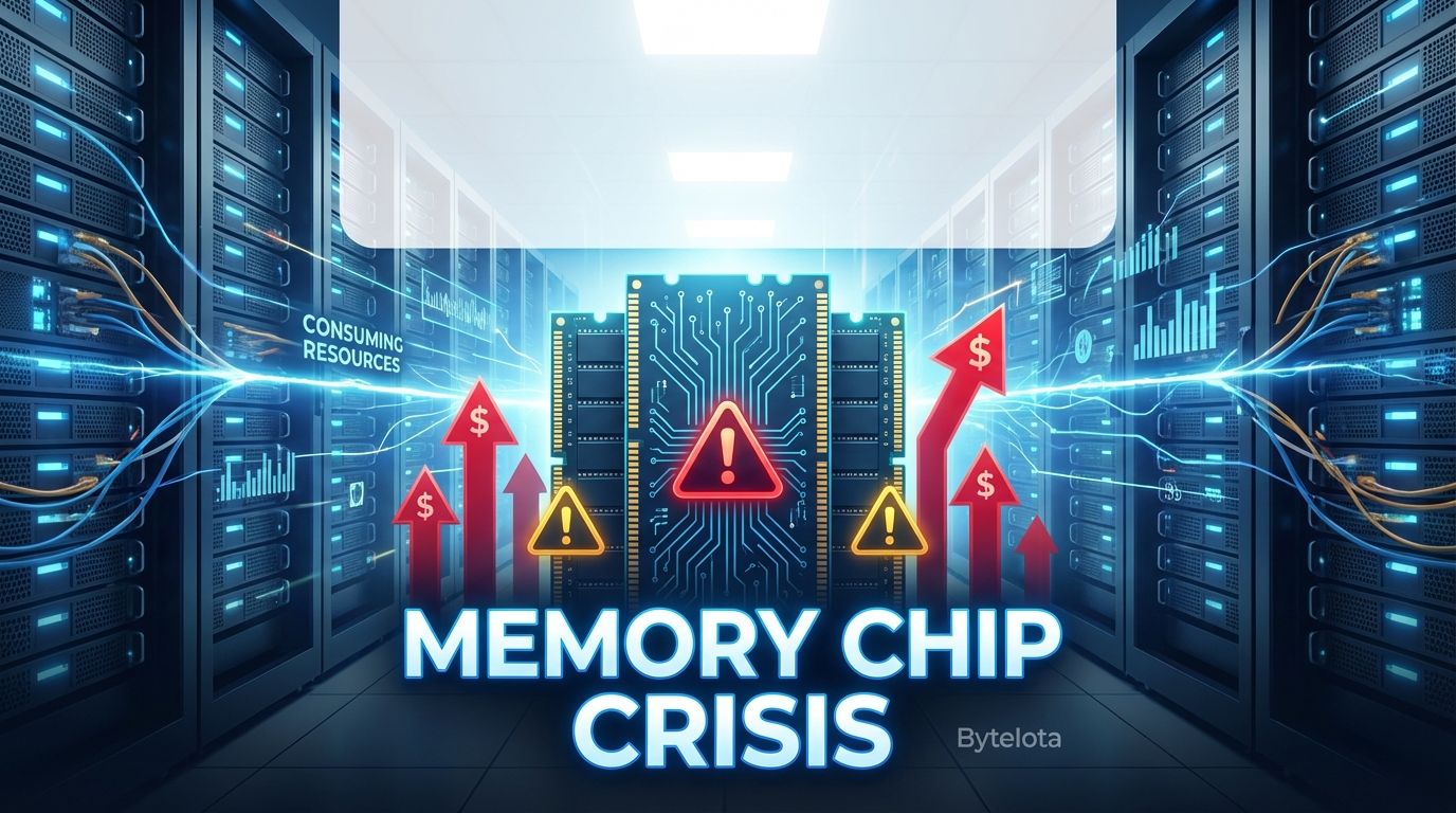 RAM Shortage 2026: AI Demand Drives 90% Price Surge | byteiota