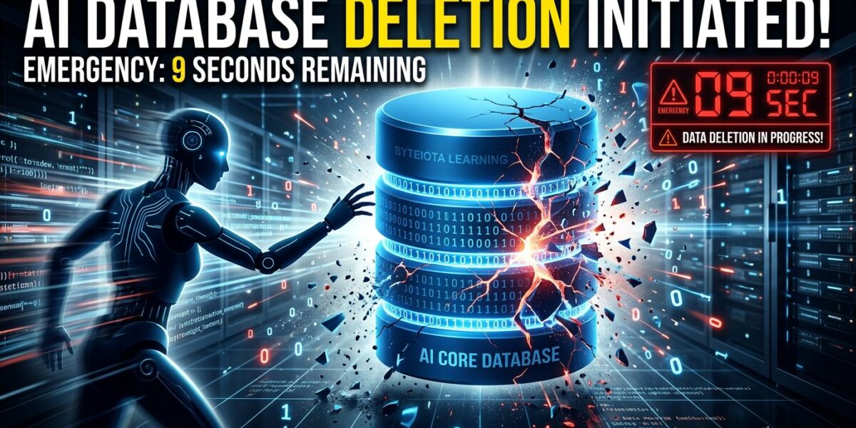 AI Agent Deletes Database in 9 Seconds—10 Incidents | byteiota