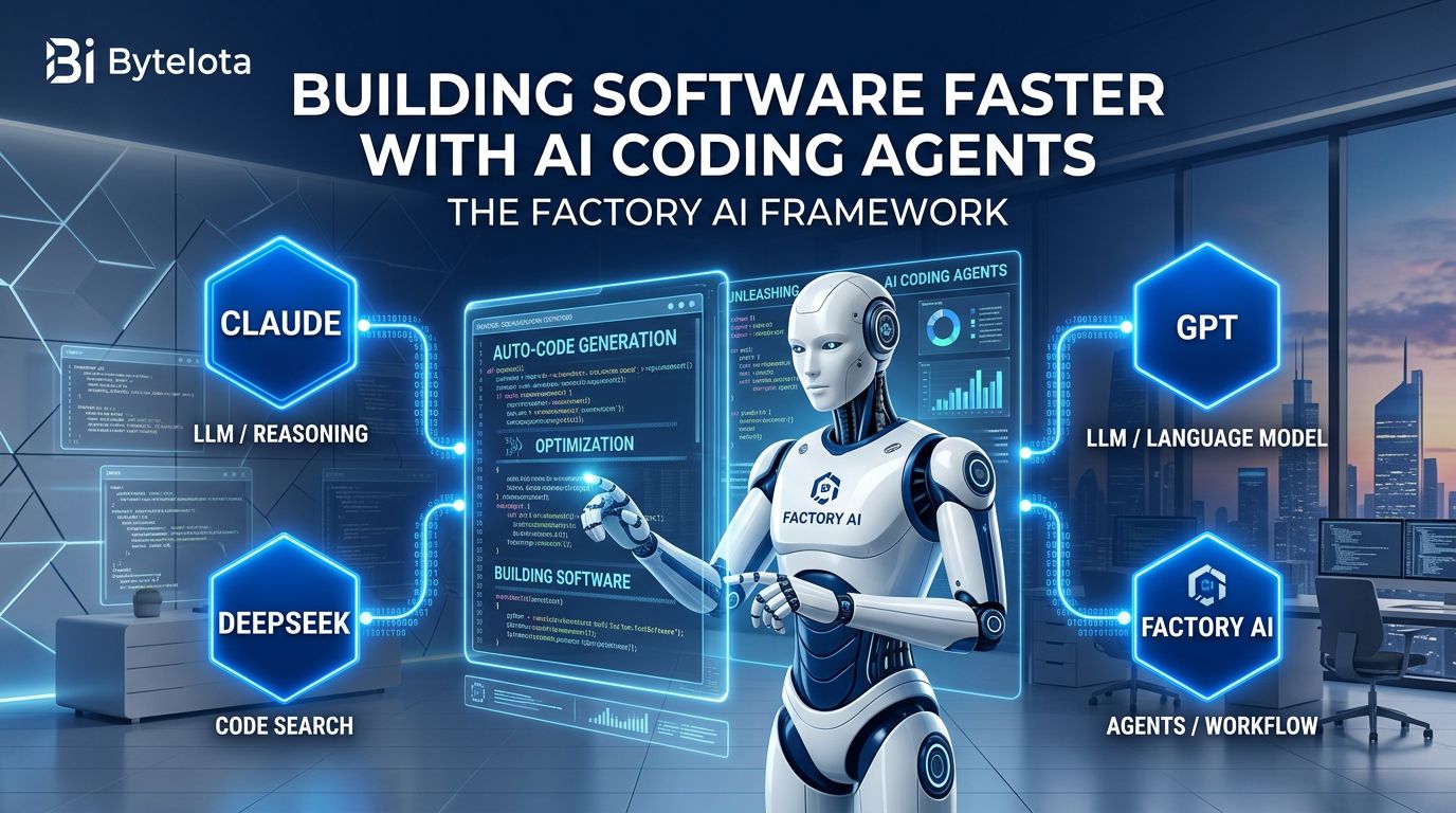 Factory Raises $150M: Model-Agnostic AI Coding Agents | byteiota