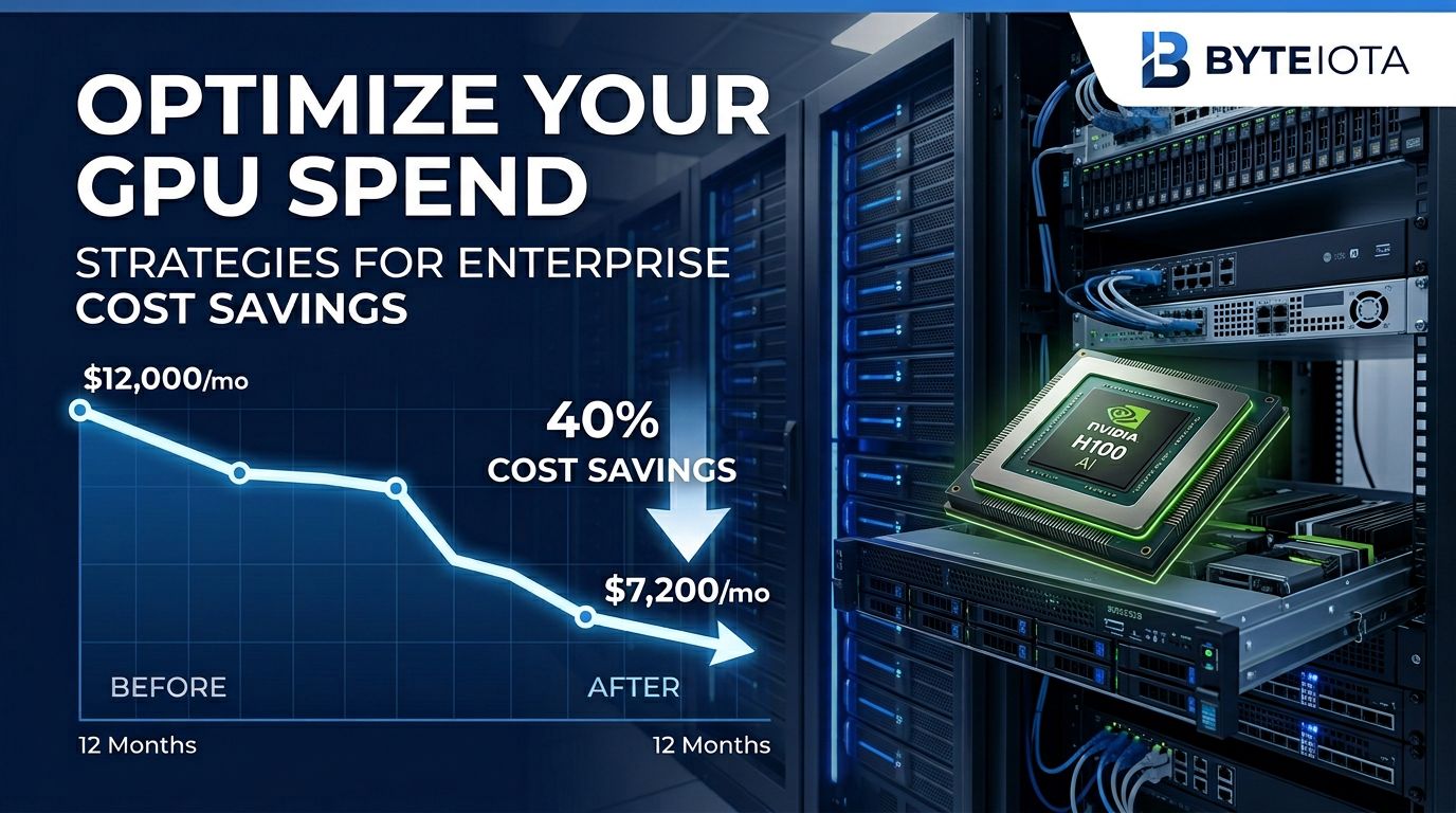 GPU Cost Optimization 2026: Cut AI Bills 70-90% | byteiota