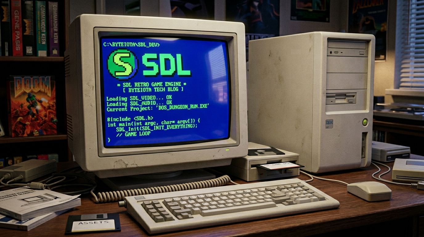 SDL Adds DOS Support in 2026 Retro Computing Push | byteiota