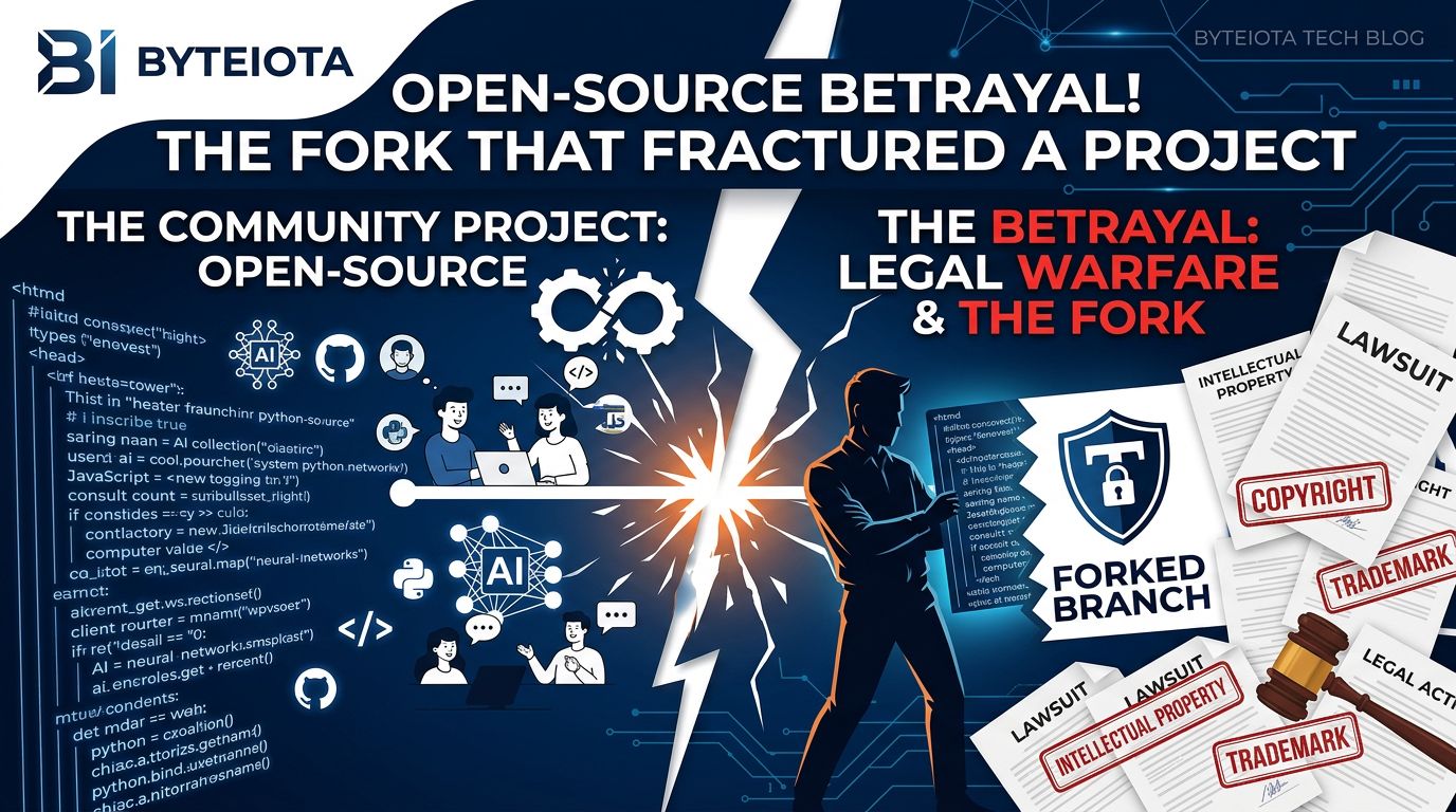 MeshCore Team Splits Over Secret AI Code and Trademark Theft | byteiota