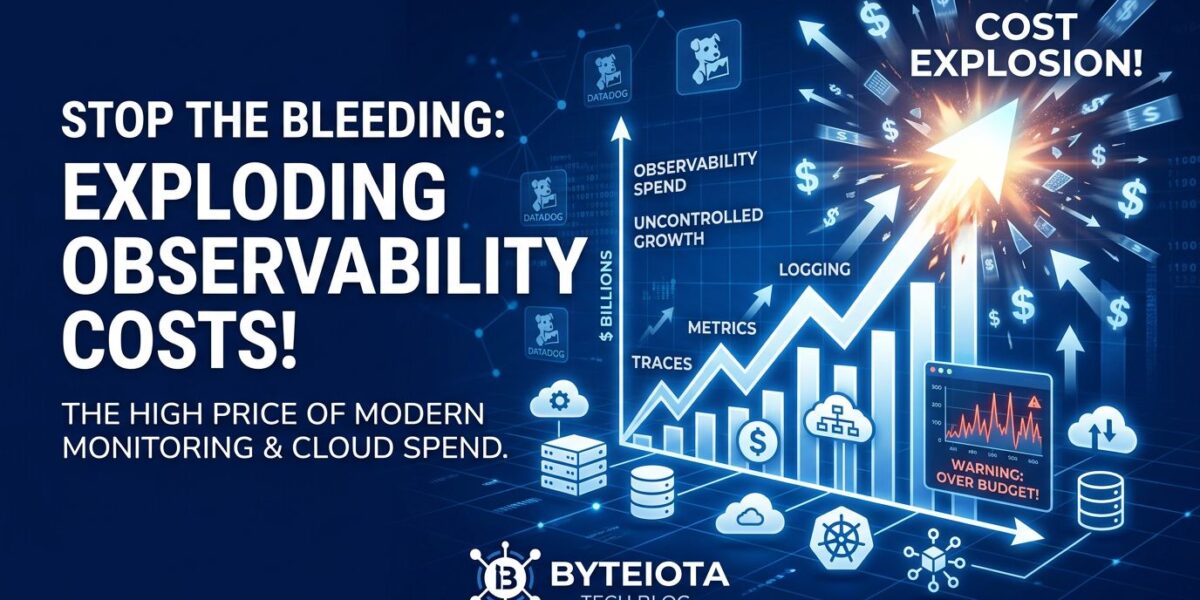 Observability Costs 2026: Why Datadog Bills Explode (+ Fix) | byteiota