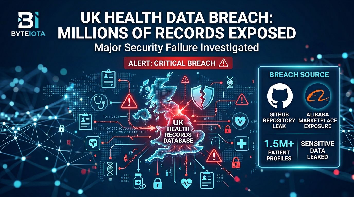 UK Biobank Breach: 500K Health Records Sold on Alibaba | byteiota