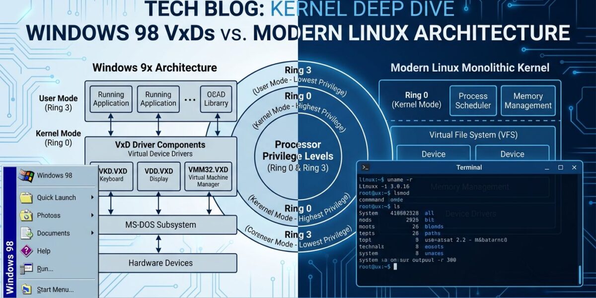 WSL9x: Modern Linux Kernel Runs Inside Windows 98 | byteiota