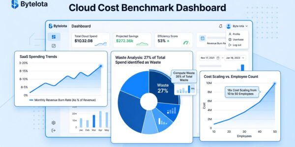 Cloud Cost Benchmark 2026: What SaaS Really Spends | byteiota