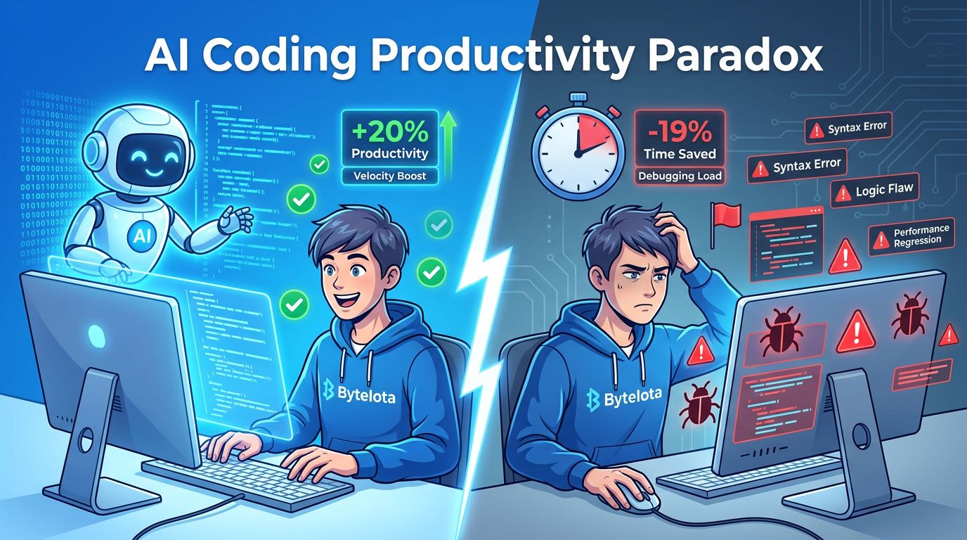 AI Productivity Paradox: Senior Developers 19% Slower | byteiota