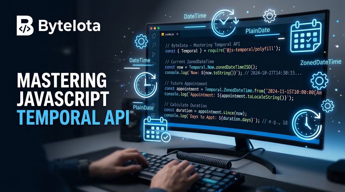 JavaScript Temporal API: Migrate Off Date in 2026 | byteiota