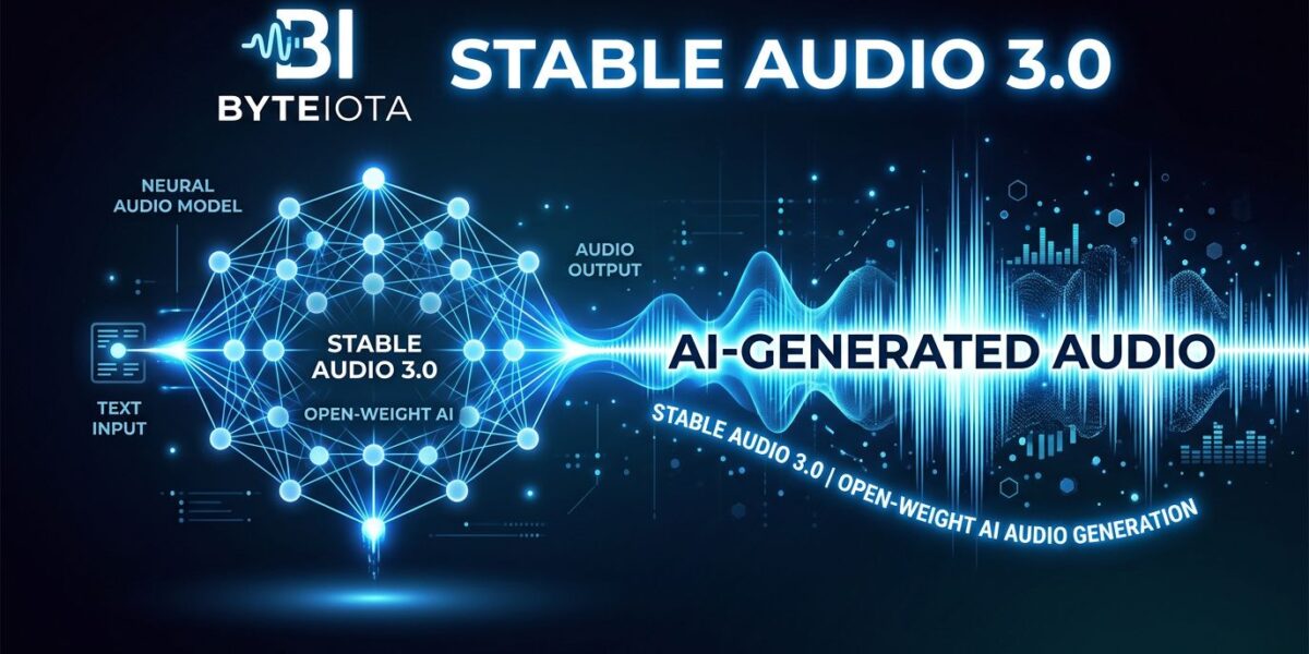 Stable Audio 3.0: Open-Weight AI Audio You Can Actually Ship | byteiota