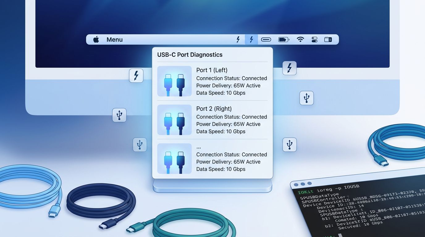 WhatCable: Free macOS USB-C Cable Inspector for Devs | byteiota