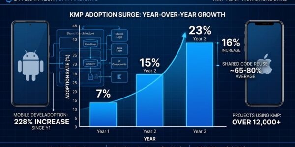 Kotlin Multiplatform 2026: 7% to 23% Adoption Surge | byteiota
