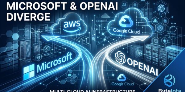 Microsoft-OpenAI Partnership Ends: Multi-Cloud AI Begins | byteiota