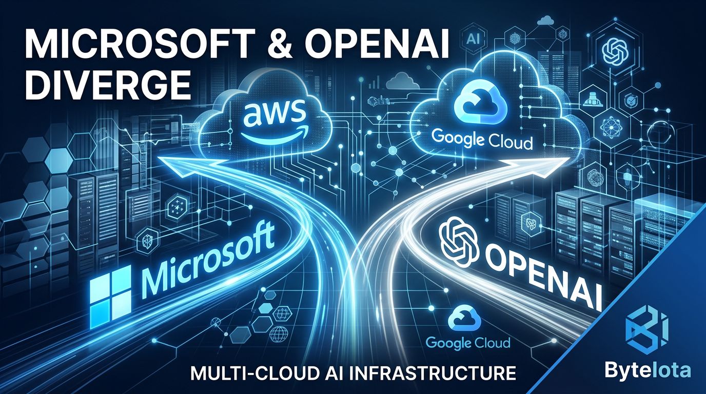 Microsoft-OpenAI Partnership Ends: Multi-Cloud AI Begins | byteiota