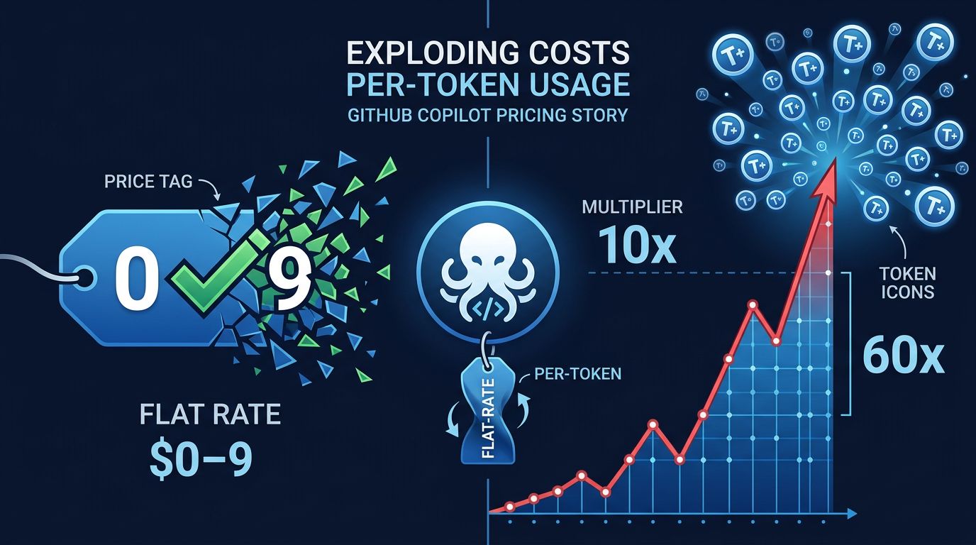 GitHub Copilot Token Billing: The Free Lunch Is Over | byteiota