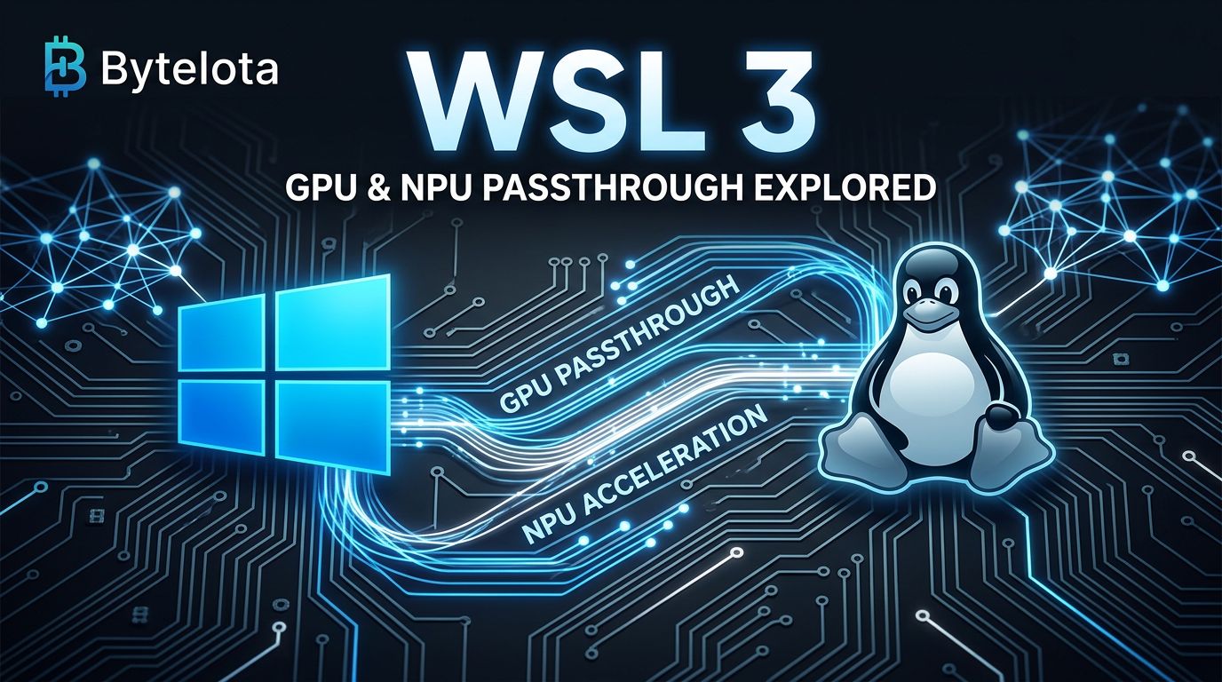 WSL 3: GPU and NPU Passthrough for Windows AI Dev (Build 2026) | byteiota