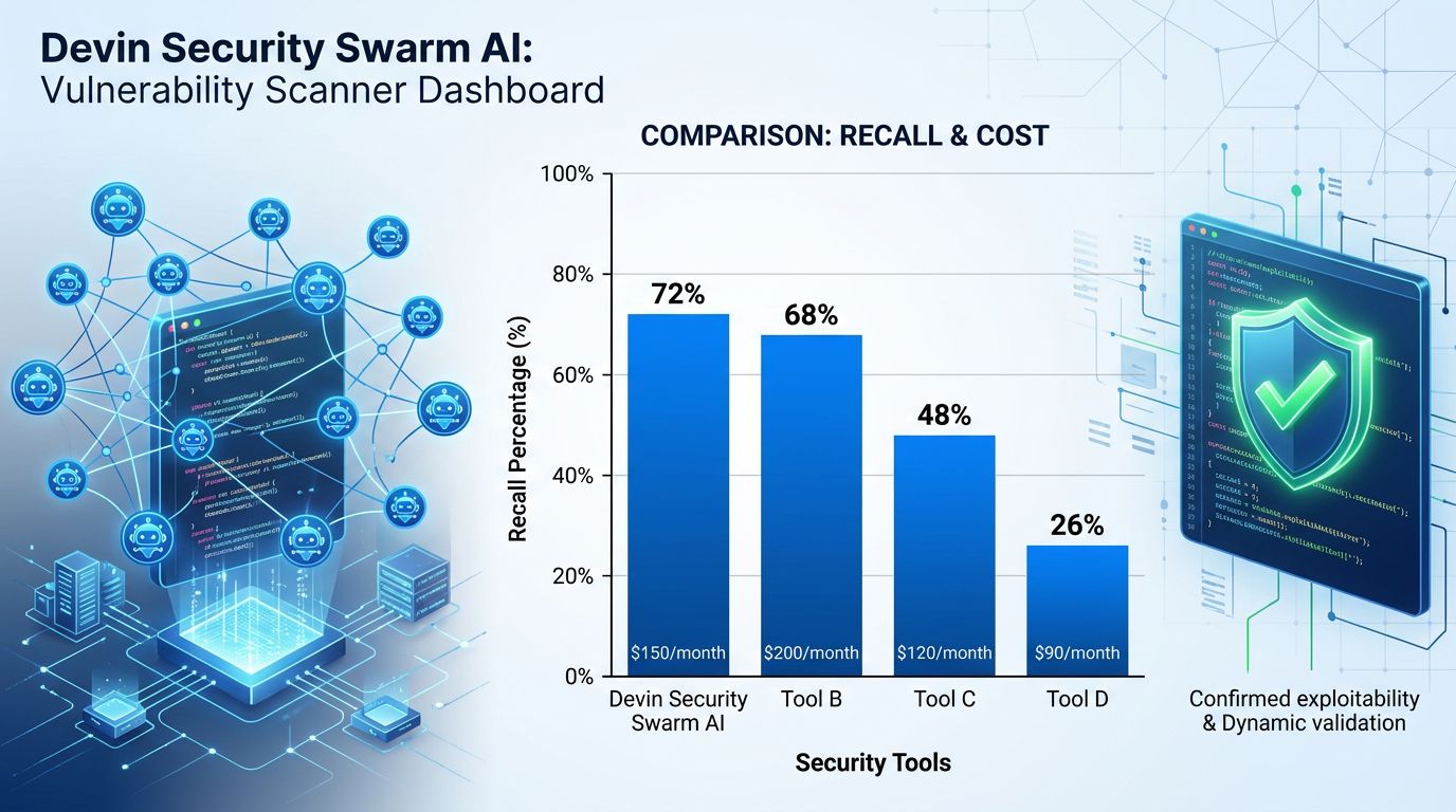 Devin Security Swarm: AI Catches 72% of Bugs at $90 | byteiota